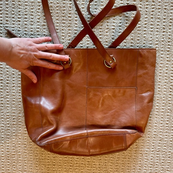Born | Bags | Born Brown Leather Tote Bag | Poshmark